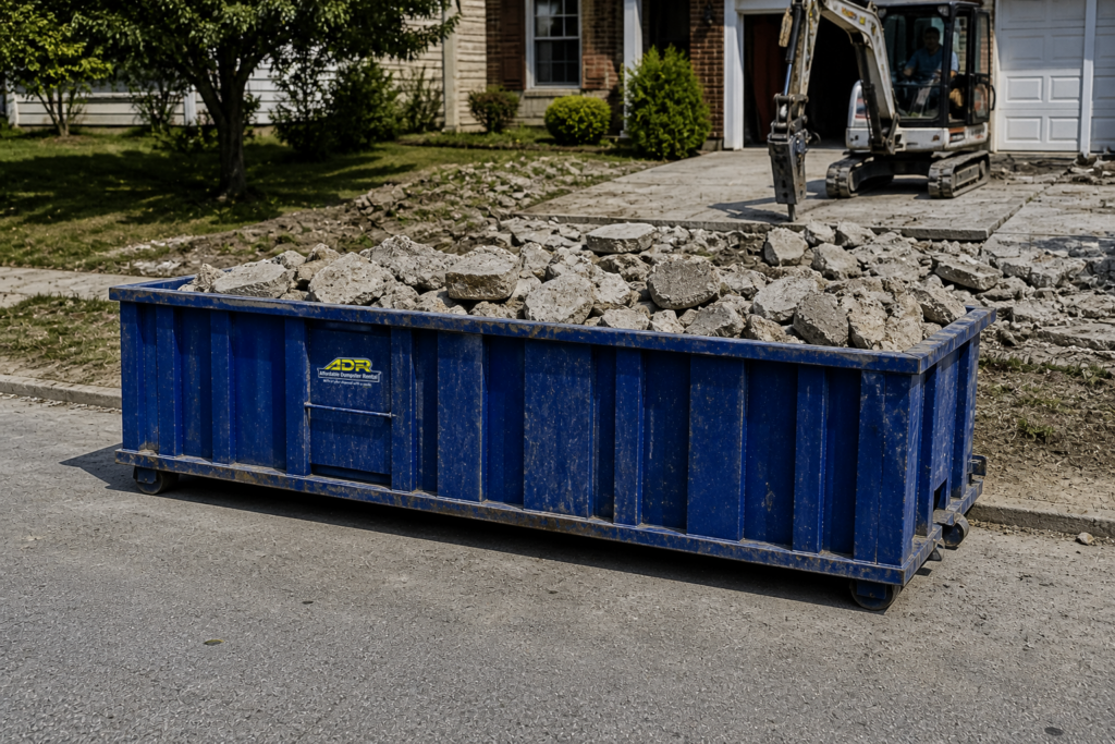 Concrete Dumpster Rental in Buffalo, NY